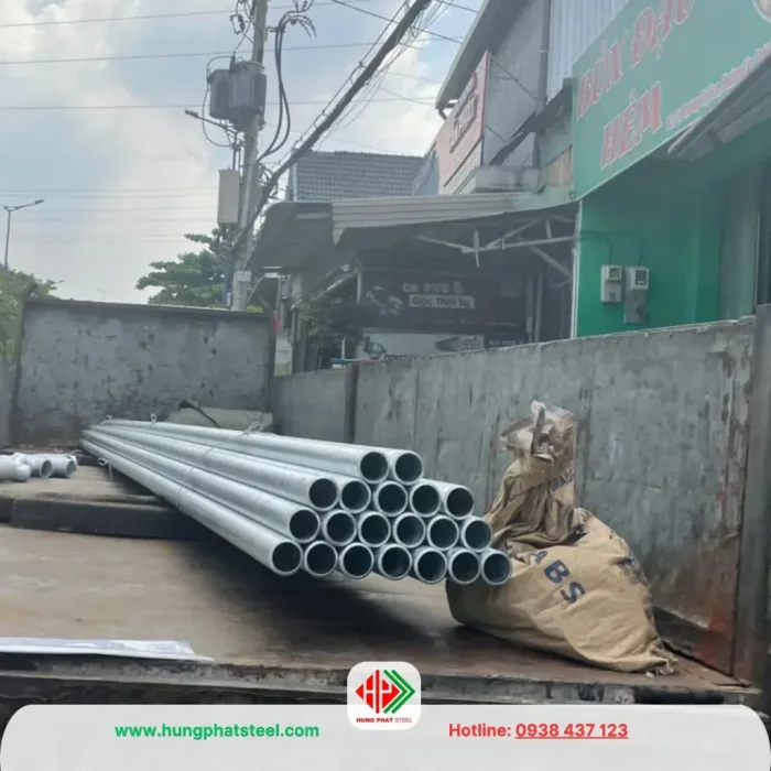 Ống thép mạ kẽm D76 - Thép Hùng Phát