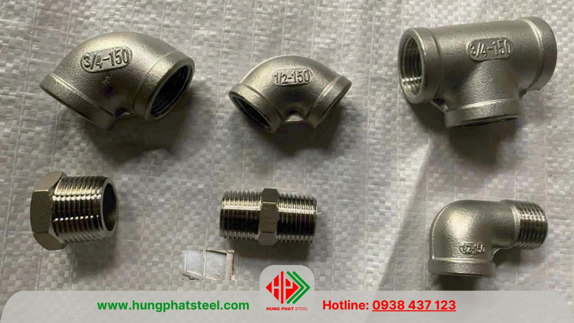 Phụ kiện ren inox 201, 304, 316 - Thép Hùng Phát