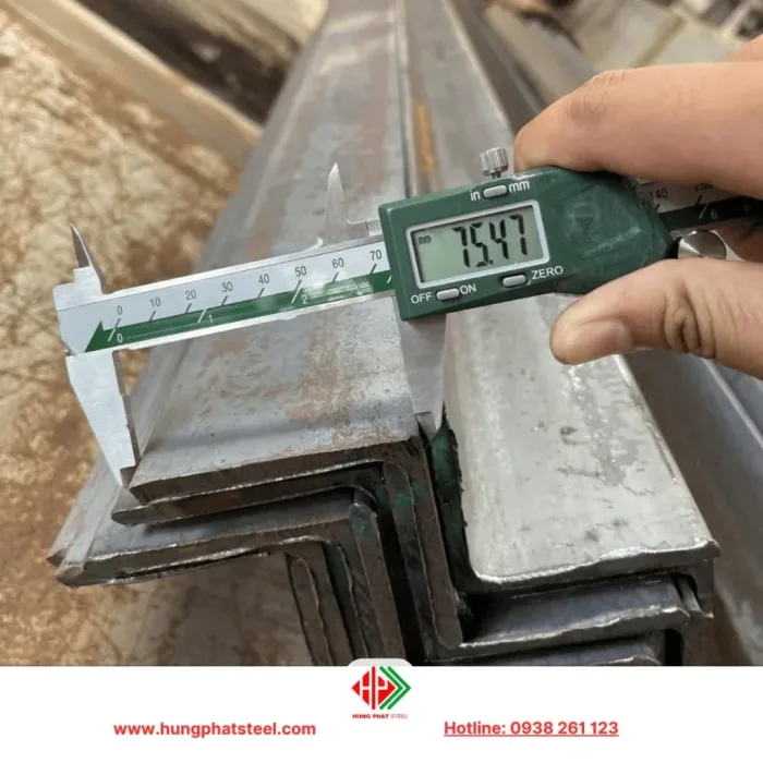 Thép hình V75 (Sắt V75x75) - Thép Hùng Phát