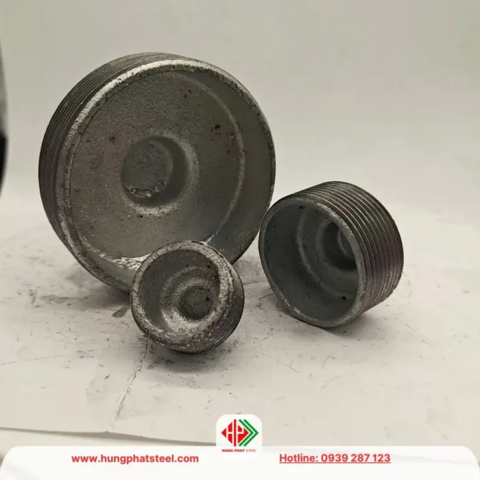 Nút Bịt Ren Ngoài Mạ Kẽm - Thép Hùng Phát