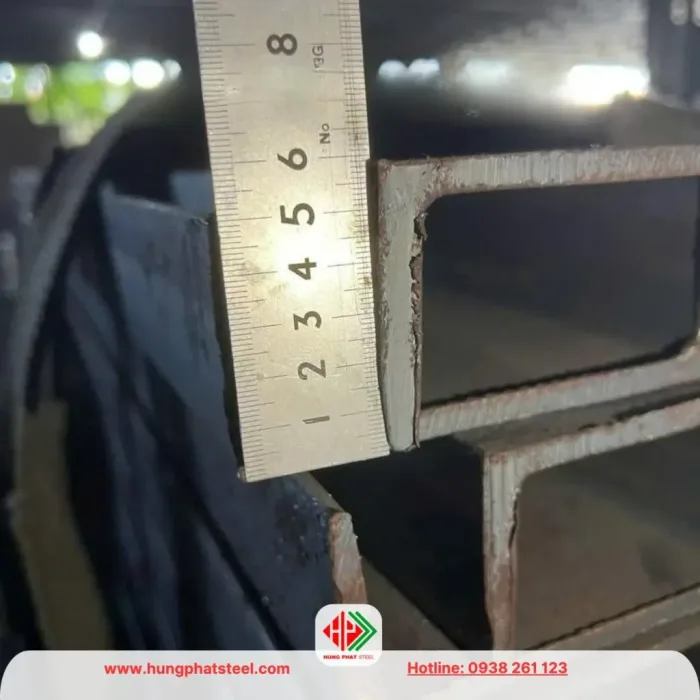 Thép U140 An Khánh (U140 x 58 x 4.9mm) - Thép Hùng Phát